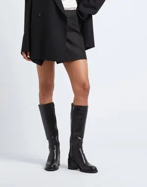 8 BY YOOX Light Calfskin Mid-heel Boots
