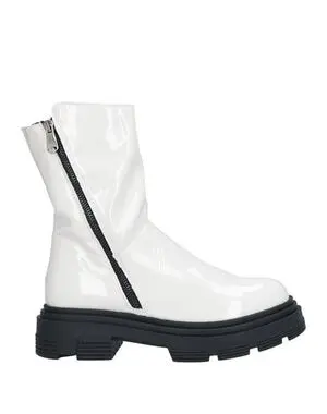 Women's White Chunky Boots