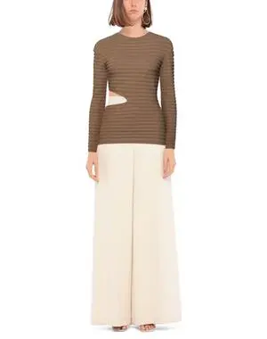FRANKIE MORELLO Knit Viscose-blend Sweater - Beige