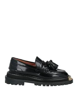Sandro Leather Loafers With Tassels