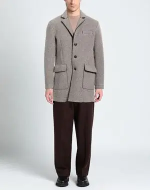 STEWART Single-breasted Coat - Beige