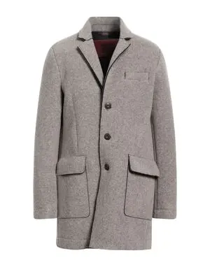 STEWART Single-breasted Coat - Beige