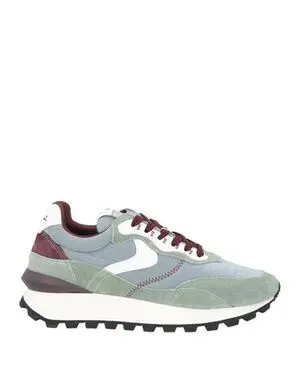 VOILE BLANCHE Voile Blanche Emerald Green Leather And Textile Fiber Sneakers Sage Green