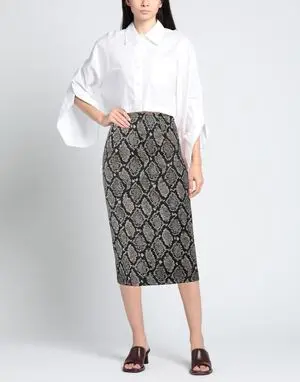 Moschino Animal Print Pencil Skirt