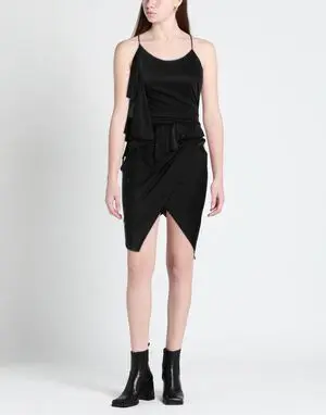 Alexandre Vauthier Viscose & Elastane Mini Dress - Black
