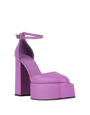 3JUIN Leather Pumps - Purple