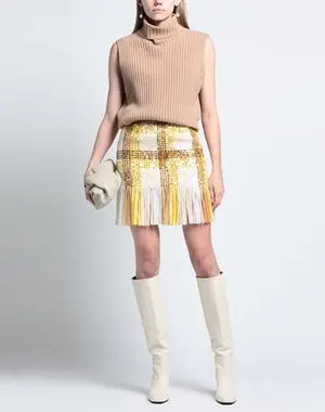 Elisabetta Franchi Mini Skirt - Yellow
