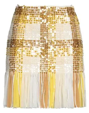 Elisabetta Franchi Mini Skirt - Yellow