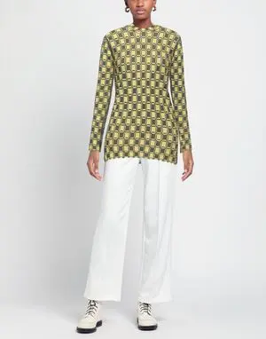 Kenzo Viscose And Cotton Lightweight Check Knit Pullover