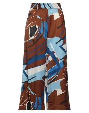 MANILA GRACE Wide Leg Printed Pants