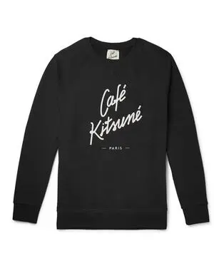 Maison Kitsuné Café Kitsuné Sweatshirt Size Cotton