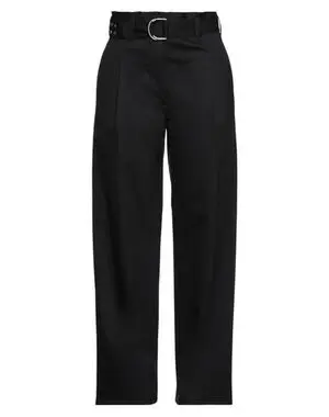 Philosophy Di Lorenzo Serafini PHILOSOPHY Di LORENZO SERAFINI Wool Blend Wide Leg Pants With Belt Black