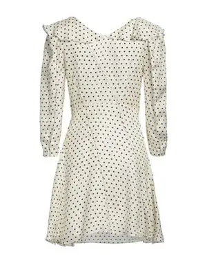 Sandro Mini Dress With Polka Dot Print