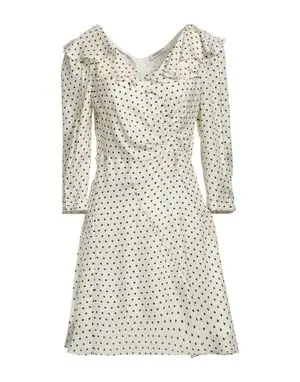 Sandro Mini Dress With Polka Dot Print