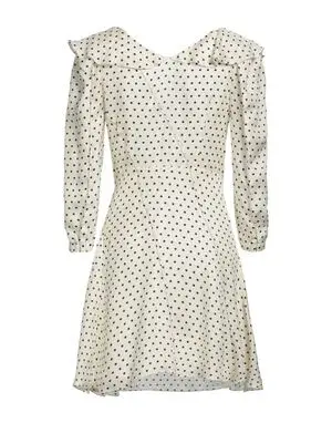 Sandro Mini Dress With Polka Dot Print