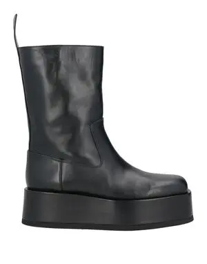 GIA / RHW Ankle Boots In Leather - Black