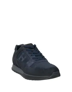 Hogan Leather Sneakers - Navy