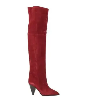Women's Red Over Knee Boots
