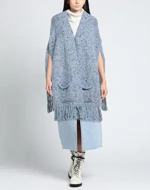 KANGRA Cape With Pockets - Blue