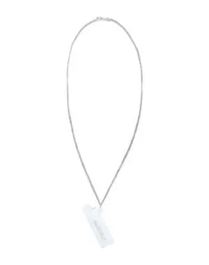 AMBUSH Choker With Pendant - White
