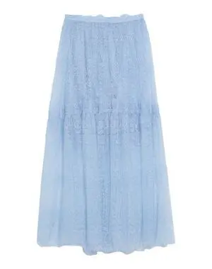 Ermanno Scervino Maxi Flared Skirt - Blue