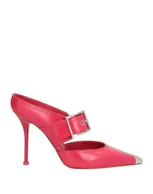 Alexander McQueen Mules & Clogs Leather Red