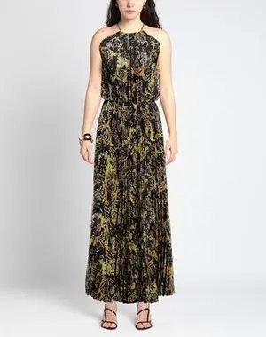 Versace Maxi Halterneck Dress - Black