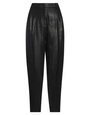 Elisabetta Franchi Tapered High-waisted Pants - Black