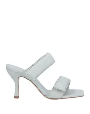 GIA BORGHINI Nappa Leather Sandals - Grey