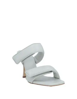 GIA BORGHINI Nappa Leather Sandals - Grey