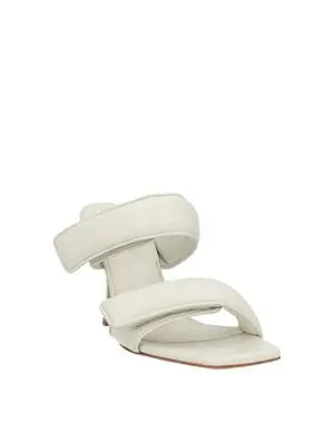 GIA BORGHINI Nappa Leather Sandals - White