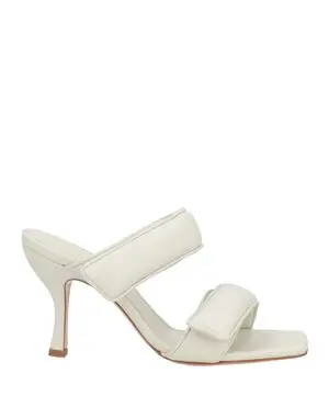 GIA BORGHINI Nappa Leather Sandals - White