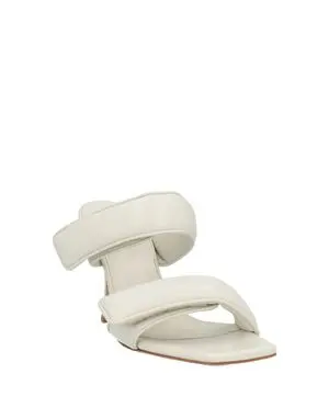 GIA BORGHINI Nappa Leather Sandals - White