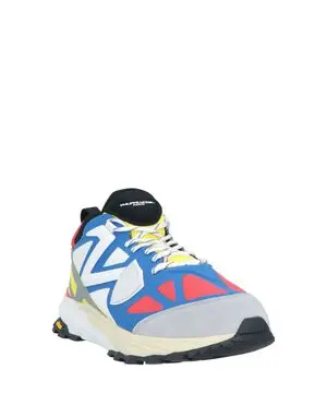 Philippe Model Multicolor Pattern Techno Fabric Sneakers - Blue