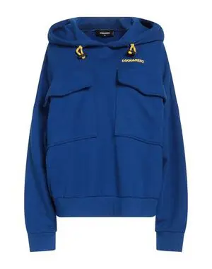 Dsquared2 Cotton Fleece Sweatshirt - Blue