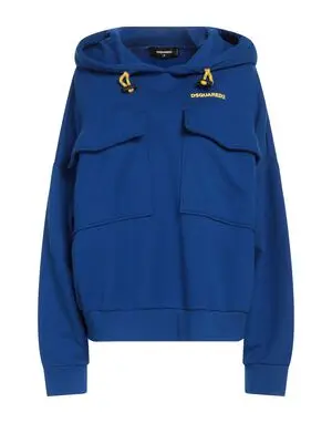 Dsquared2 Cotton Fleece Sweatshirt - Blue