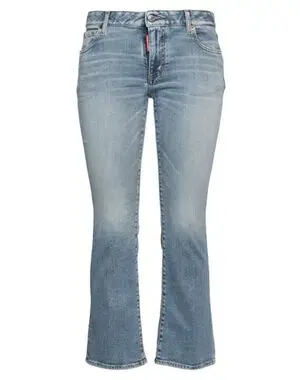 Dsquared2 Jeans In Cotton, Elastane, And Cow Leather