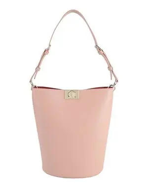 Furla Shoulder Bag Light Brown Calfskin