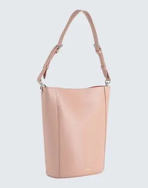 Furla Shoulder Bag Light Brown Calfskin