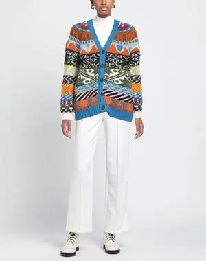 Dsquared2 Multicolor Jacquard Knit Cardigan