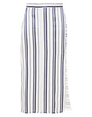 Altuzarra Midi Flared Skirt - White
