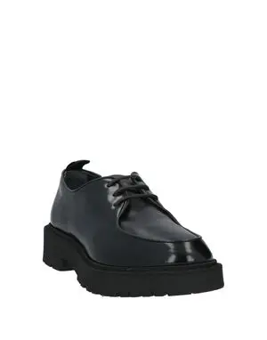 Hogan Lace-up Shoes In Leather - Black