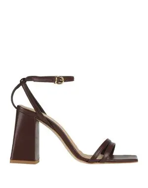 Momoni Ankle Strap Sandals - Brown