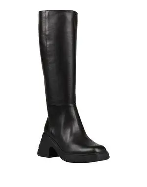 Hogan Leather Boots With Logo