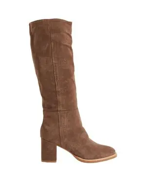 8 BY YOOX Split Leather Mid-heel Boots - Grey