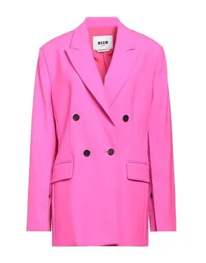 MSGM Blazer Size Virgin Wool, Elastane