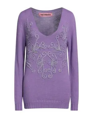 PINK MEMORIES Knit Sweater With Appliqués