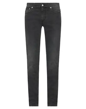 Alexander McQueen Skinny Jeans In Wash Denim - Black