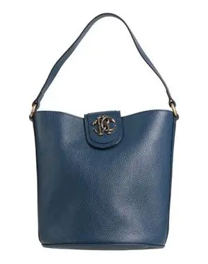 Roberto Cavalli Leather Bucket Bag - Slate Blue