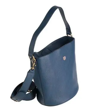 Roberto Cavalli Leather Bucket Bag - Slate Blue